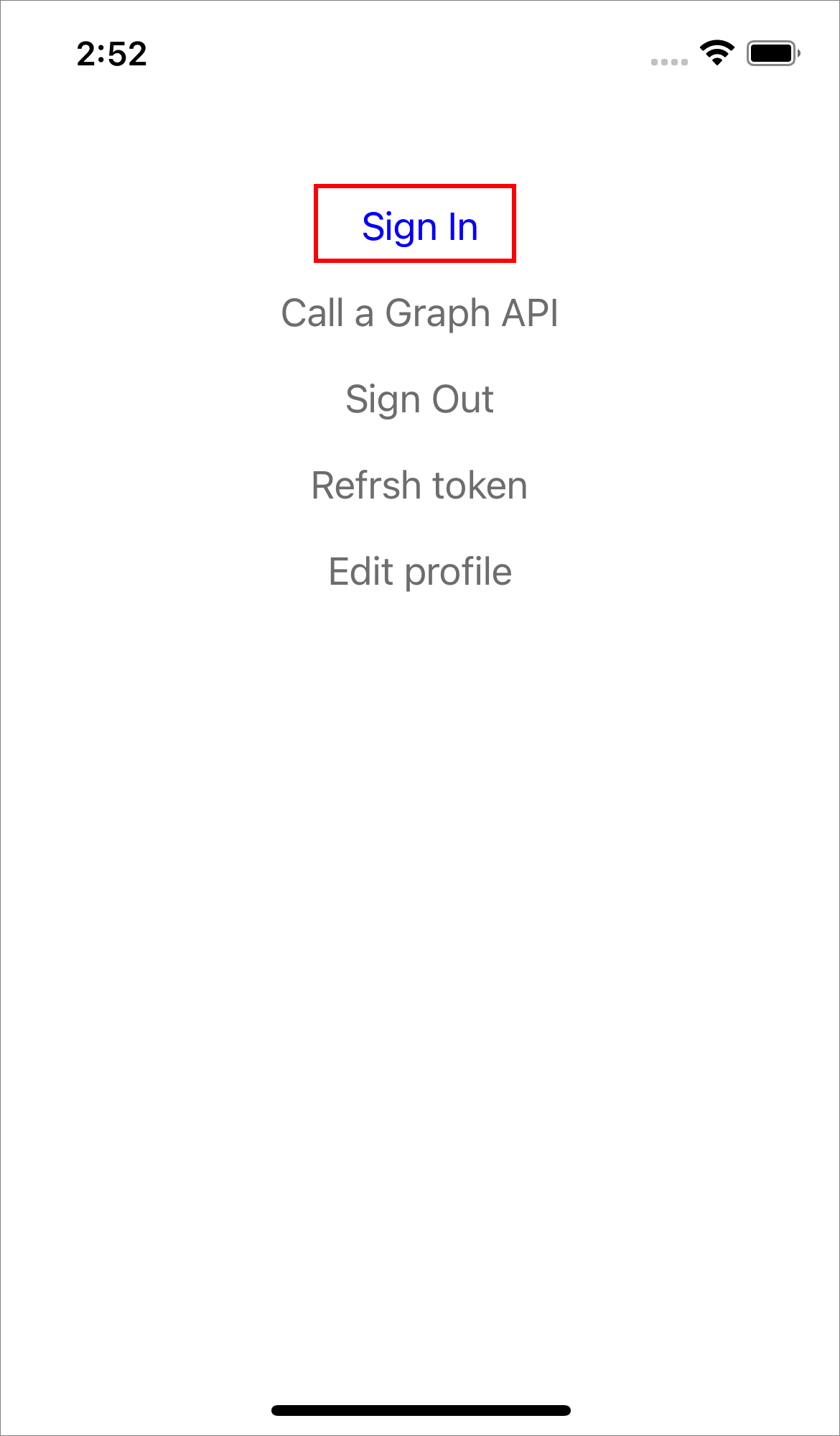 使用 Azure Active Directory B2c 在範例 Ios Swift 應用程式中設定驗證 Microsoft Learn