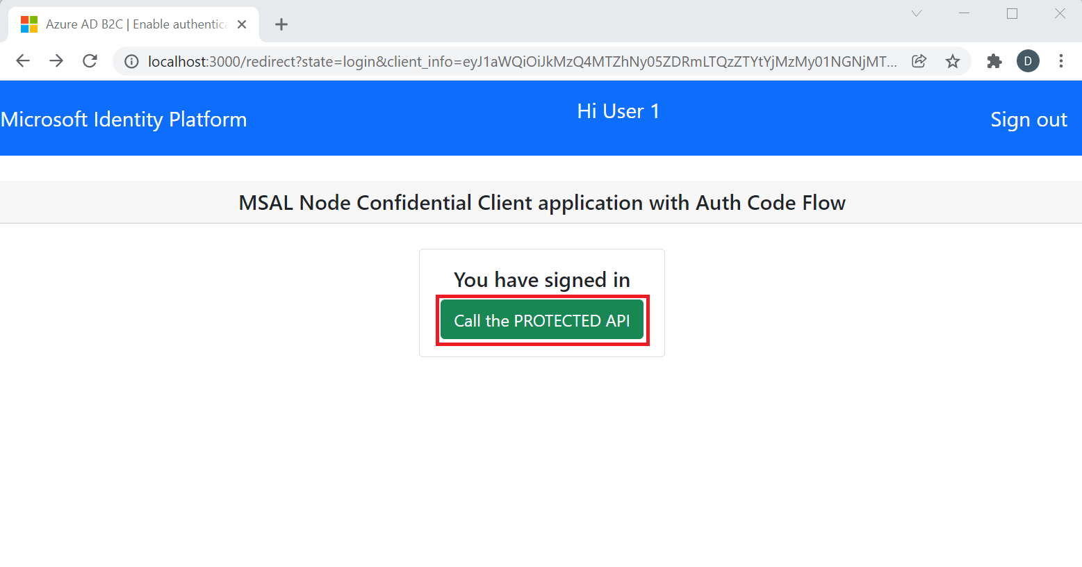 使用 Azure Active Directory B2c 在範例 Nodejs Web Api 中設定驗證 Azure Ad B2c Microsoft Learn