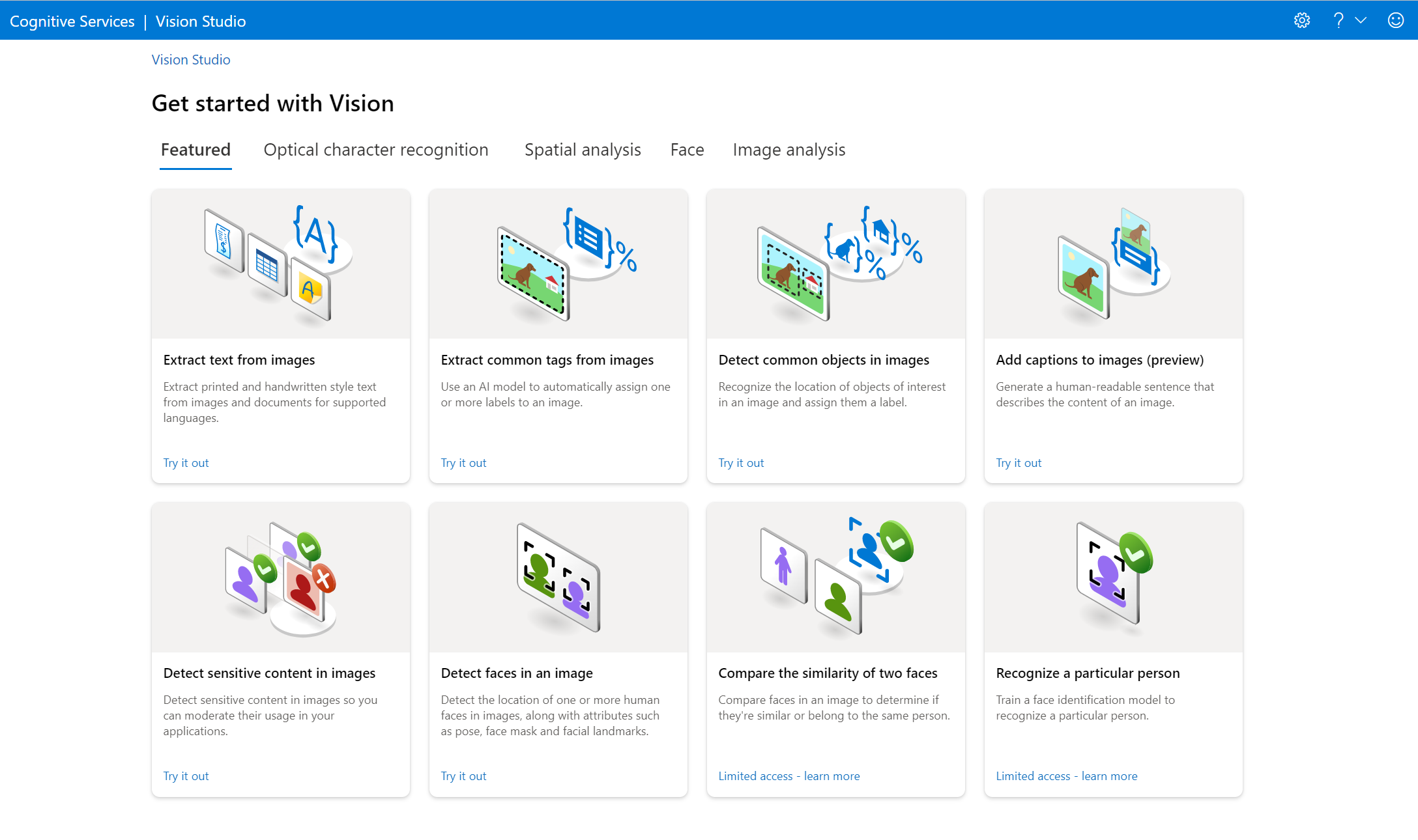 什麼是 Vision Studio? - Azure AI services | Microsoft Learn 什麼是 Vision Studio? - Azure AI services | Microsoft Learn