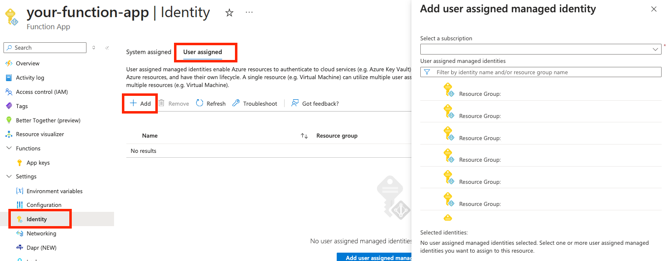 設定 Azure Functions 持久性工作排程器的受管理身分識別(預覽) Microsoft Learn