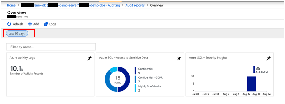 適用於 Azure Sql Database 和 Azure Synapse Analytics 的 Azure Sql 稽核 Azure Sql Database Microsoft