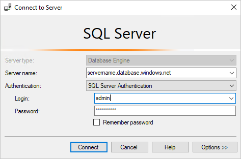 Ssms:連線和查詢資料 Azure Sql Database And Azure Sql Managed Instance Microsoft Learn