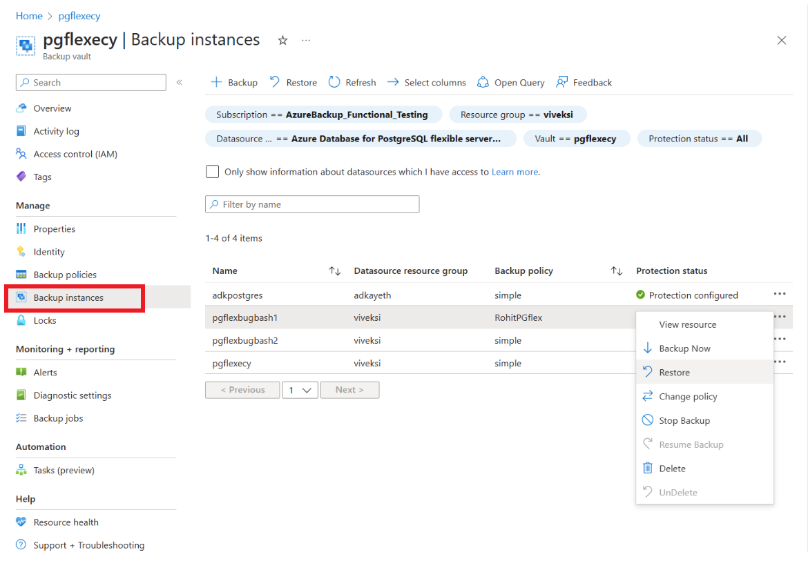 還原 適用於 Postgresql 的 Azure 資料庫 彈性伺服器備份 Azure Backup Microsoft Learn