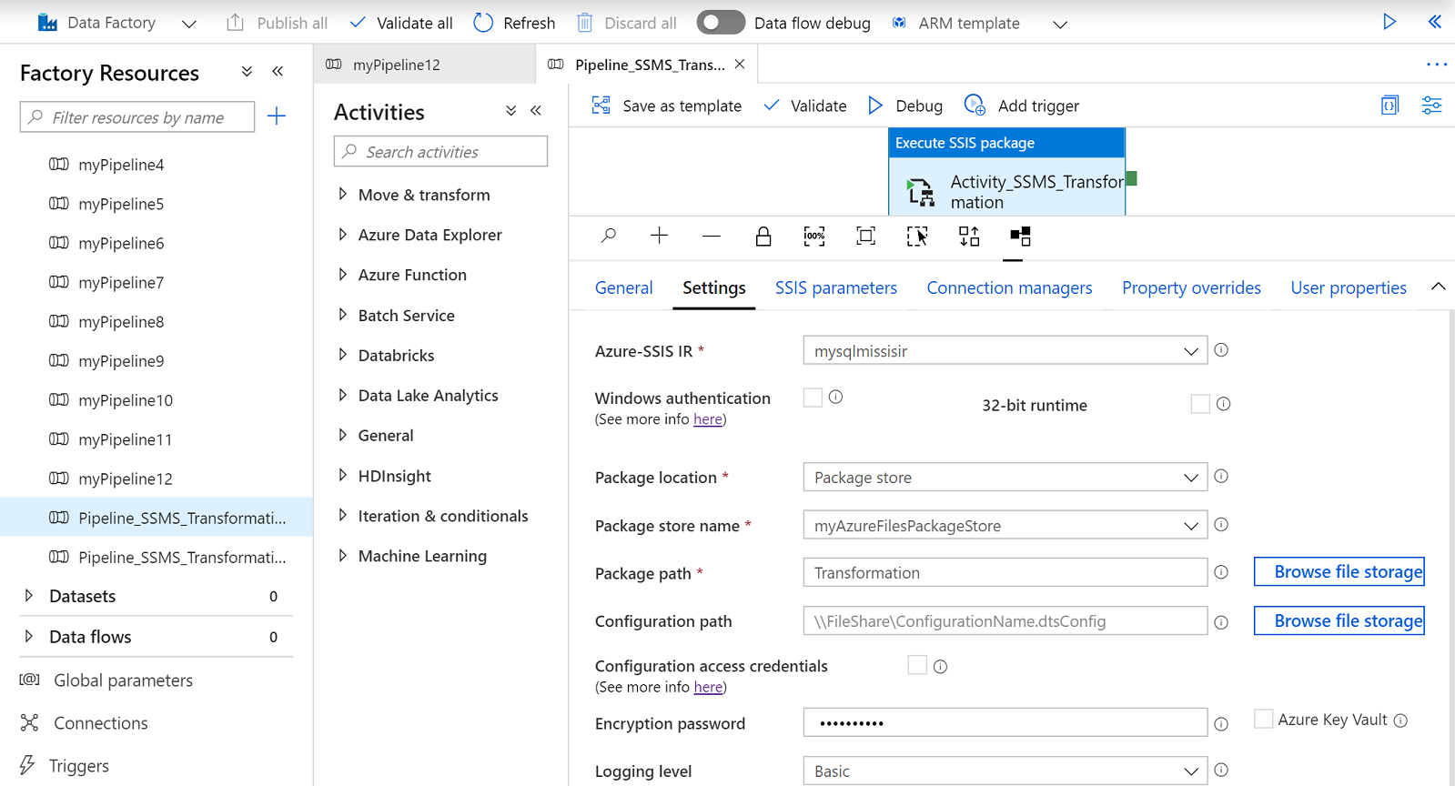 使用 Azure Ssis Integration Runtime 套件存放區管理套件 Azure Data Factory Microsoft Learn