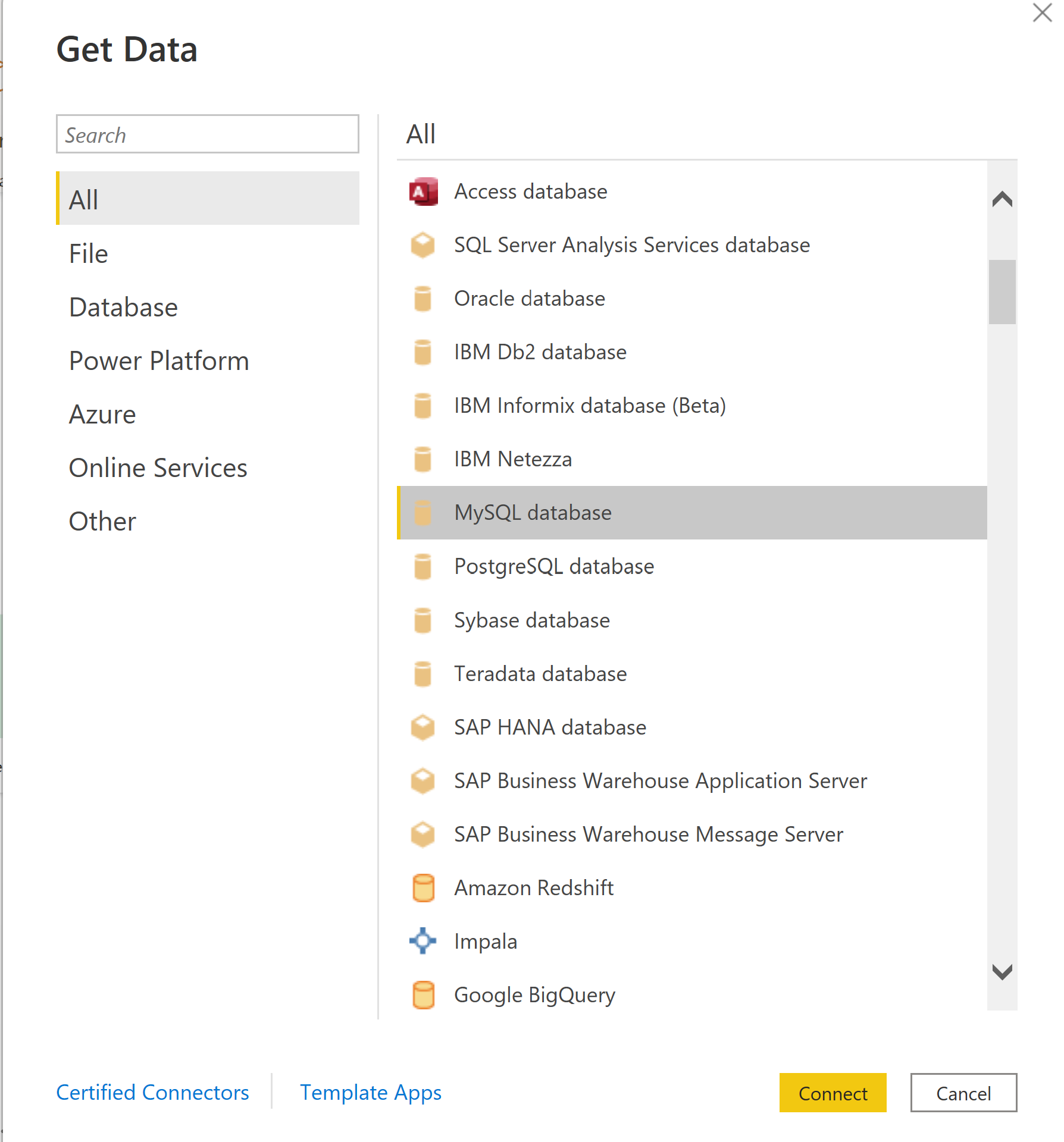 使用 Power Bi 連線 Azure Database For Mysql Flexible Server Microsoft Learn