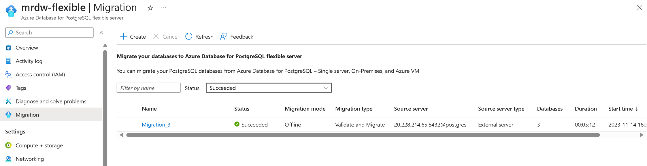 從內部部署或 Azure Vm 線上移轉至適用於 Postgresql 的 Azure 資料庫 Azure Database For Postgresql Flexible