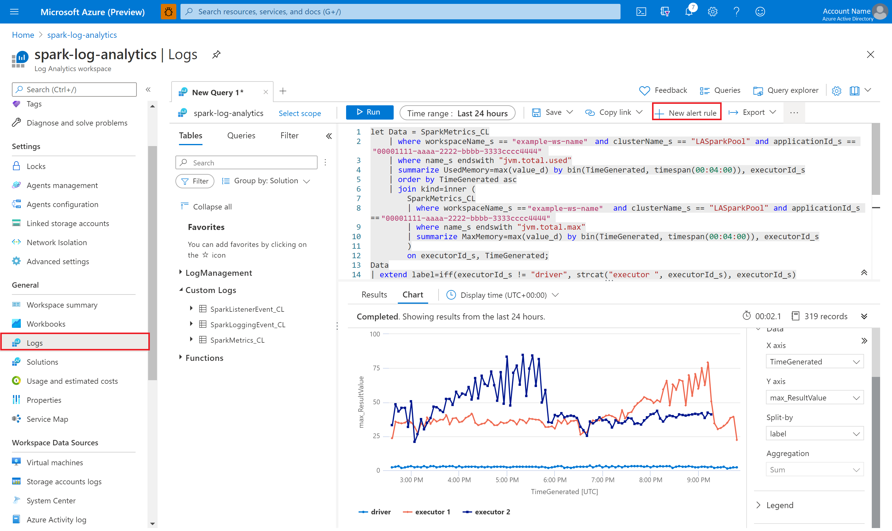 使用 Azure Log Analytics 監視 Apache Spark 應用程式 Azure Synapse Analytics Microsoft Learn