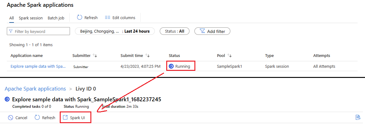 使用擴充的 Spark 記錄伺服器來對應用程式進行偵錯 Azure Synapse Analytics Microsoft Learn