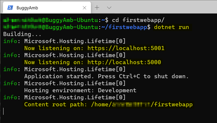 在linux中建立及設定 Aspnet Core應用程式 Aspnet Core Microsoft Learn